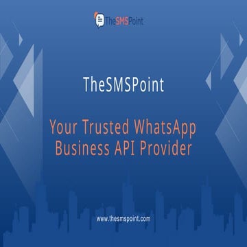 TheSMSPoint - Your Trusted WhatsApp Business API Provider | PPTX