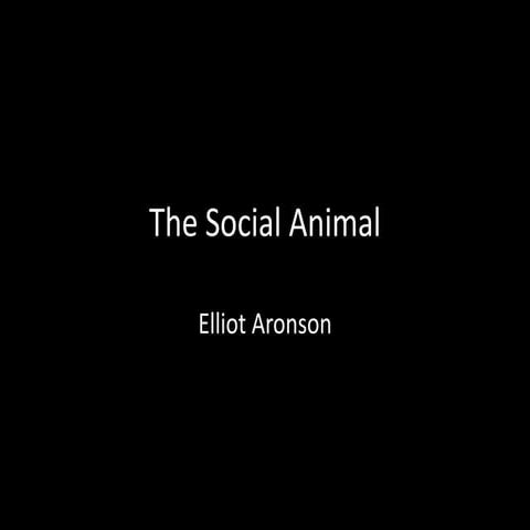 The social animal | PPTX