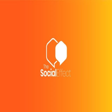 The Social Effect - Digital Event Marketing - Capability Deck | PPT