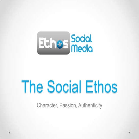 The Social Ethos | PPTX