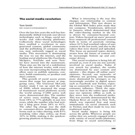 The Social Media Revolution | PDF | Social Networking | Internet