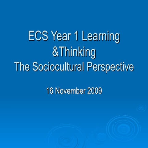 Social Cultural Perspective PPT Sociocultural Perspective PowerPoint