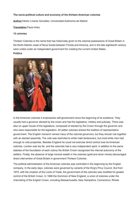 The Thirteen Colonies | PPT