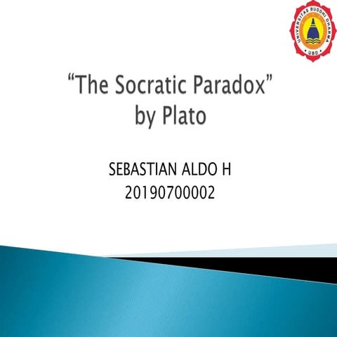 The socratic paradox | PPT