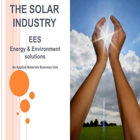 The Solar Industry Ees Business Unit | PPTX | Power and Energy Industry ...