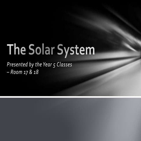 The solar system | PPT