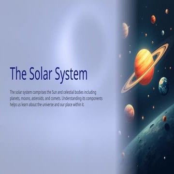 The Solar System to understand for children | PPT