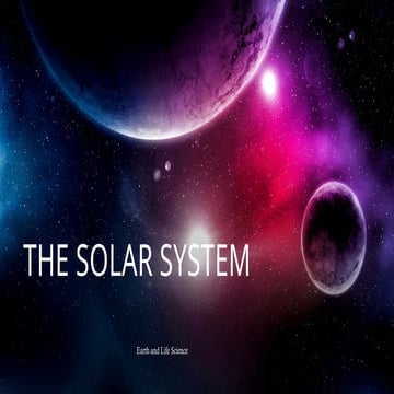 Solar system grade 4 | PPTX