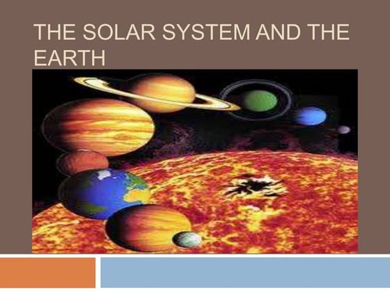 The earth in the solar system | PPT