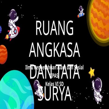 The Solar System Science Educational Presentation in Dark Gray Animated ...