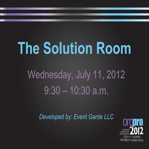 The Solution Room | PPT