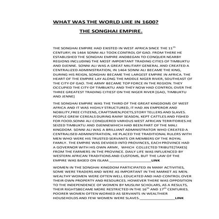 THE SONGHAI EMPIRE 2025_024305 in history grade 10 | PDF