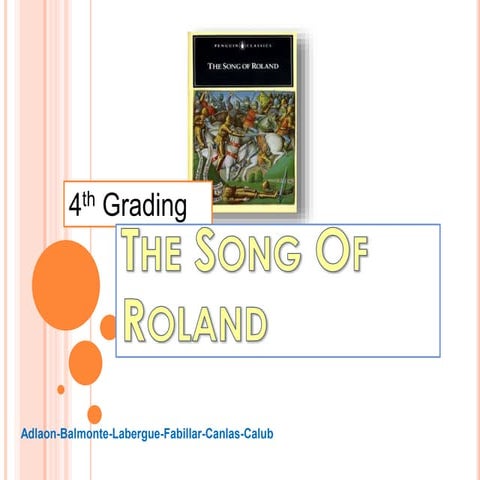 The song of roland | PPTX