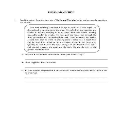 The Sound Machine | PDF | First Aid | Injuries