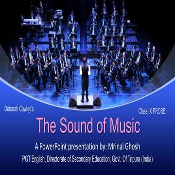 The Sound of Music | PPTX