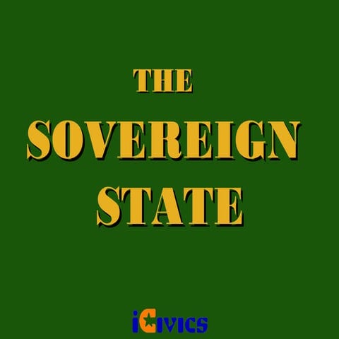 The sovereign state | PPT