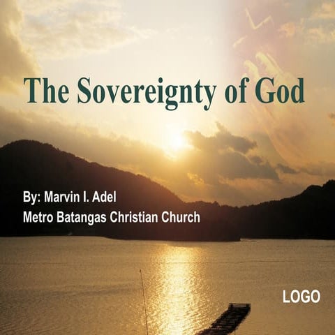 The sovereignty of God | PPT
