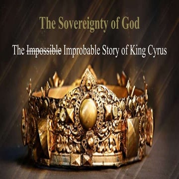 Sovereign god | PPT