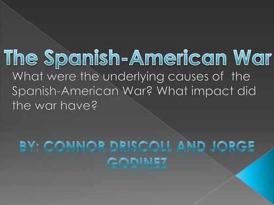 Spanish American War Graphic Organizer | DOCX