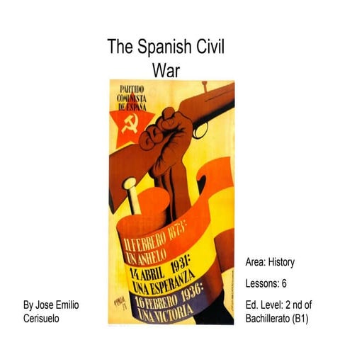 The spanish civil war me | PPT