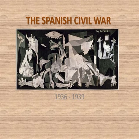 The spanish civil war | PPT