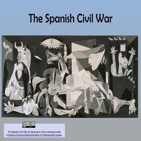 PowerPoint presentation about the spanish civil war | PPTX