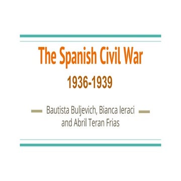 The Spanish Civil War | PDF