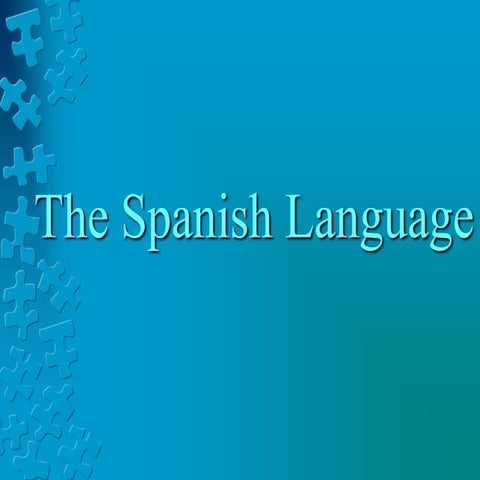 The Spanish Language PowerPoint | PPTX