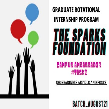 The sparks foundation | PPT