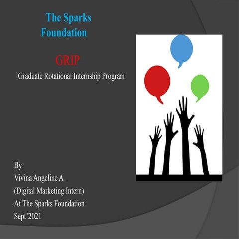 The sparks foundation | PPT