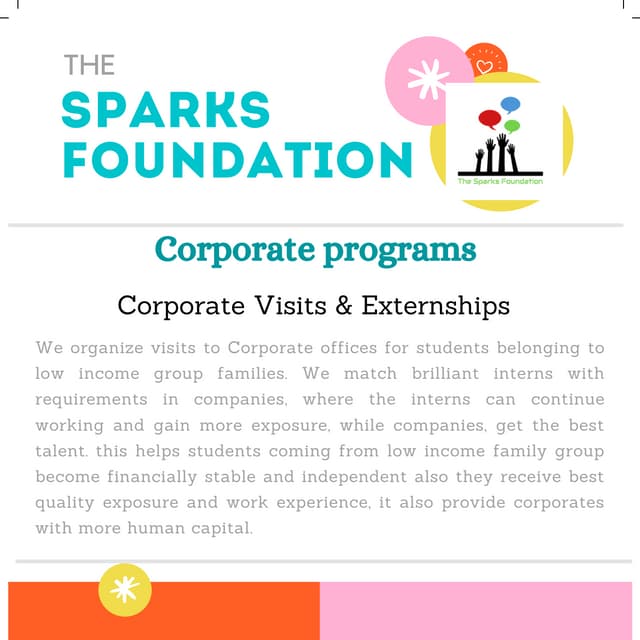 The sparks foundation (1) | PDF