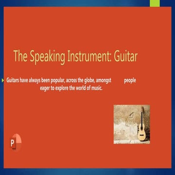 The speaking instrument | PPT