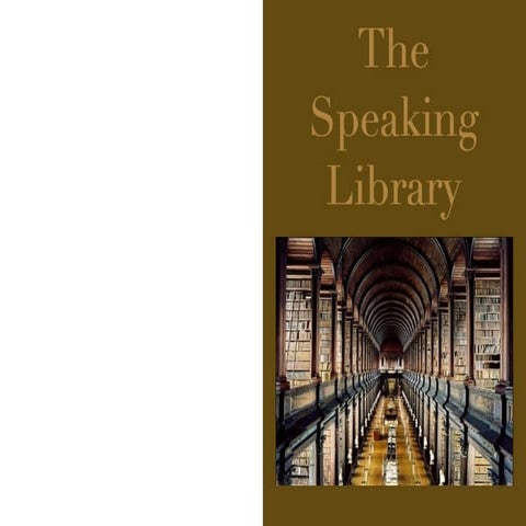 The speaking library | PPT