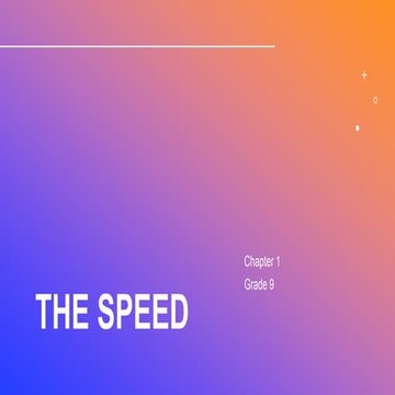 Motion - Distance time graphs and speed time graphs.pptx