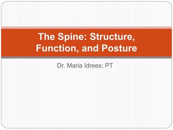 Vertebral column | PPTX