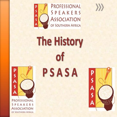 The History and the Spirit of the PSASA | PPTX