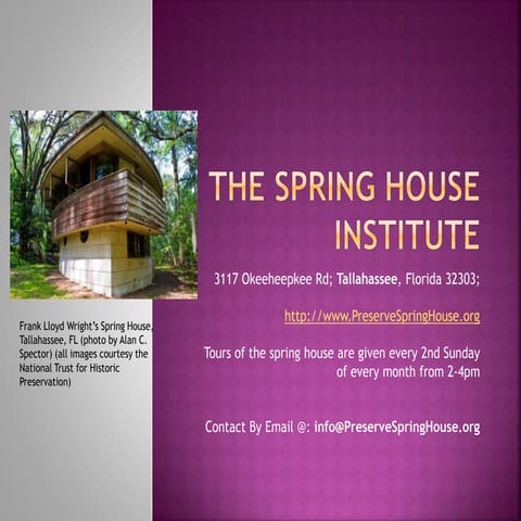 The spring house institutepres | PPT