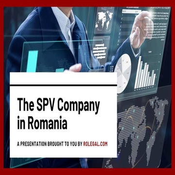 The SPV Company in Romania - Main Features | PPT