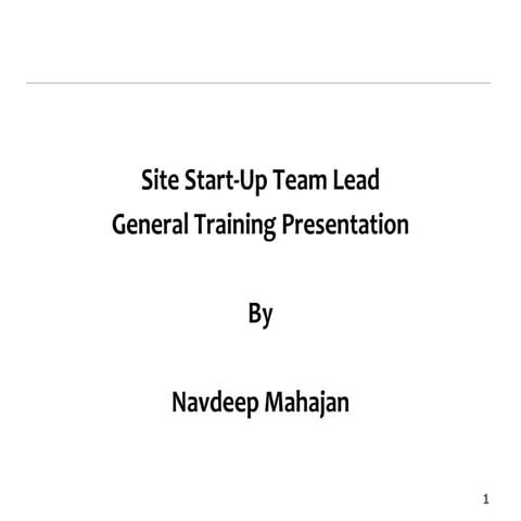 The SSU Lead - General Training | PPTX