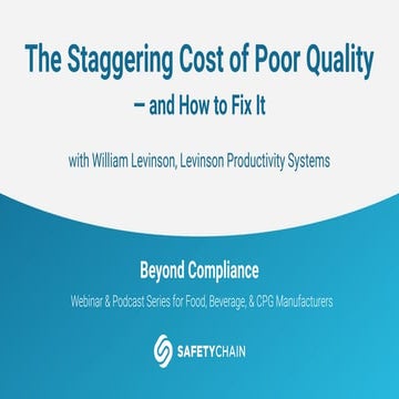 The Staggering Cost of Poor Quality & How to Fix It | PDF