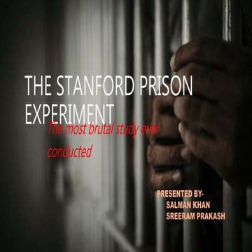 The stanford prison experiment ppt | PPTX
