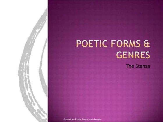 Module 3 Poetry and Elements of Poetry.ppt