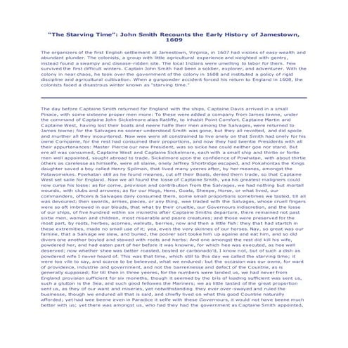 The starving time | DOCX