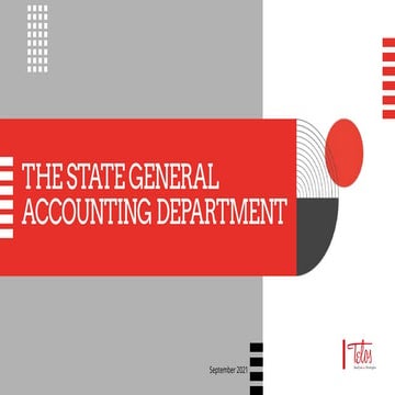 THE STATE GENERAL ACCOUNTING DEPARTMENT | PPT