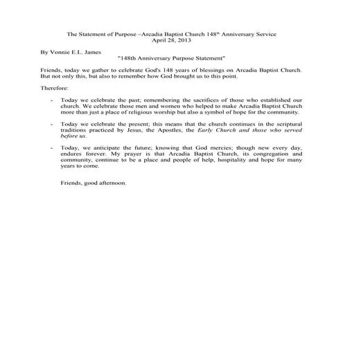 The statement of purpose | DOC