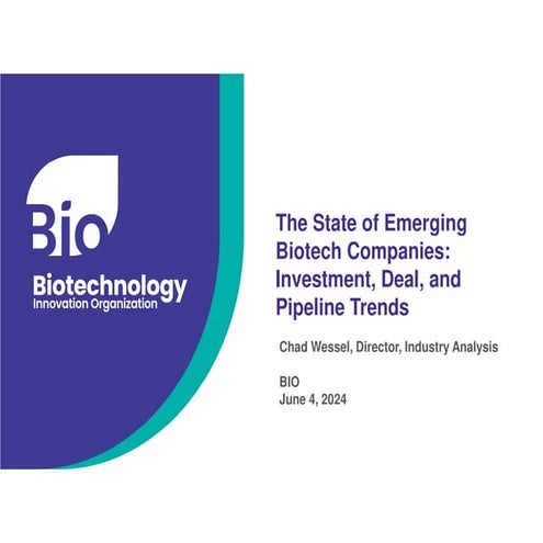 The State of Emerging Biotech Companies Investment Deal and Pipeline ...