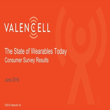 The State of Wearables Today | PPTX