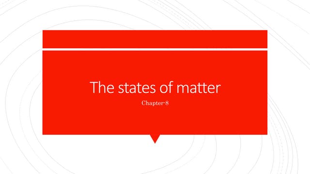 Particle Theory of Matter | PPT