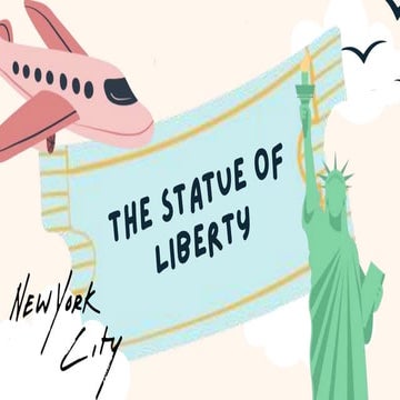 The statue of Liberty english presentation | PPTX
