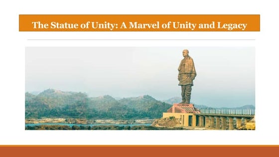 Statue of unity case study | PPT